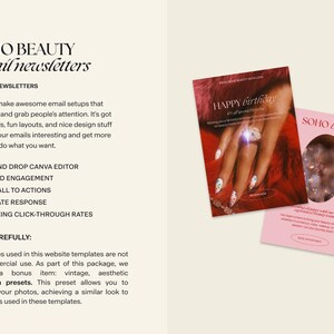 Beauty Email Template, Esthetician Email Templates, Newsletter Template ...
