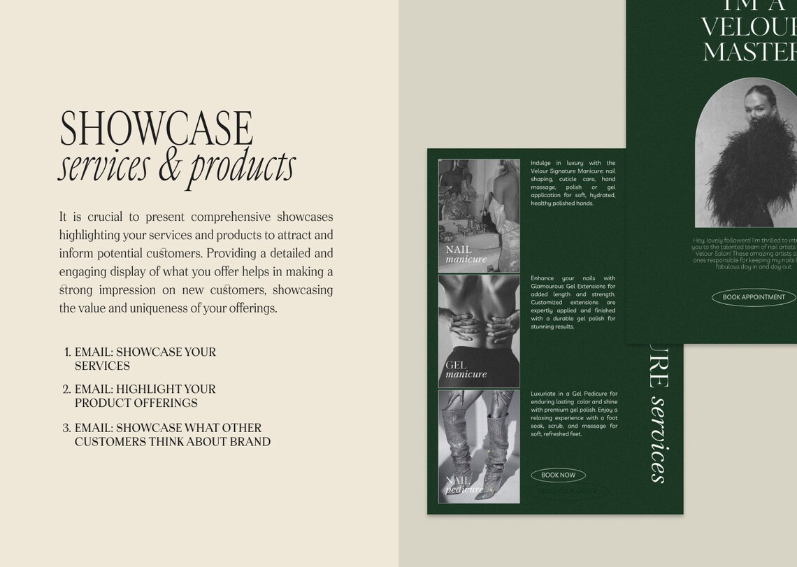 Nails Email Template, Esthetician Email Templates, Newsletter Template ...