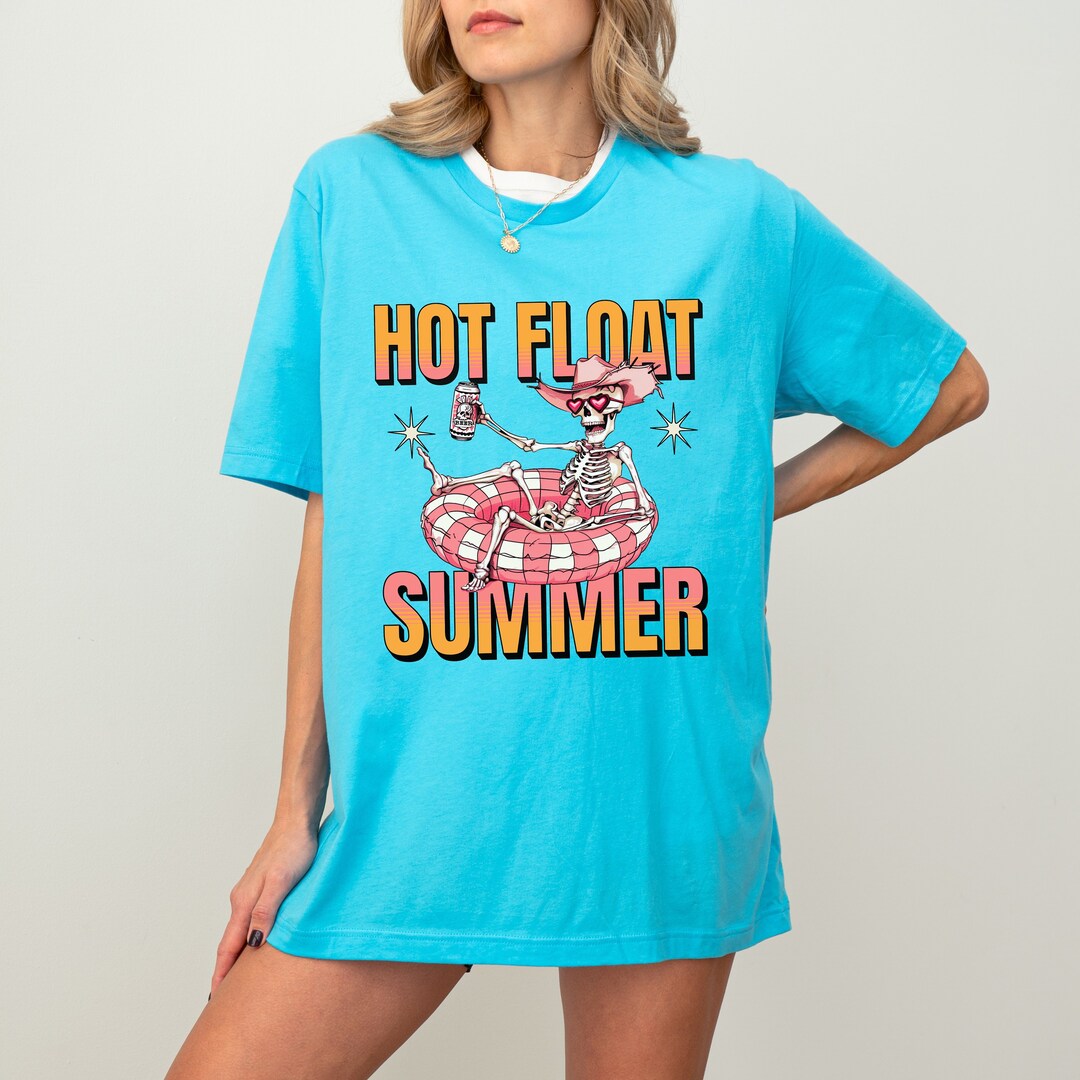 HOT FLOAT SUMMER, Float the River Tee, Country Tee, Pool Tee Shirt ...