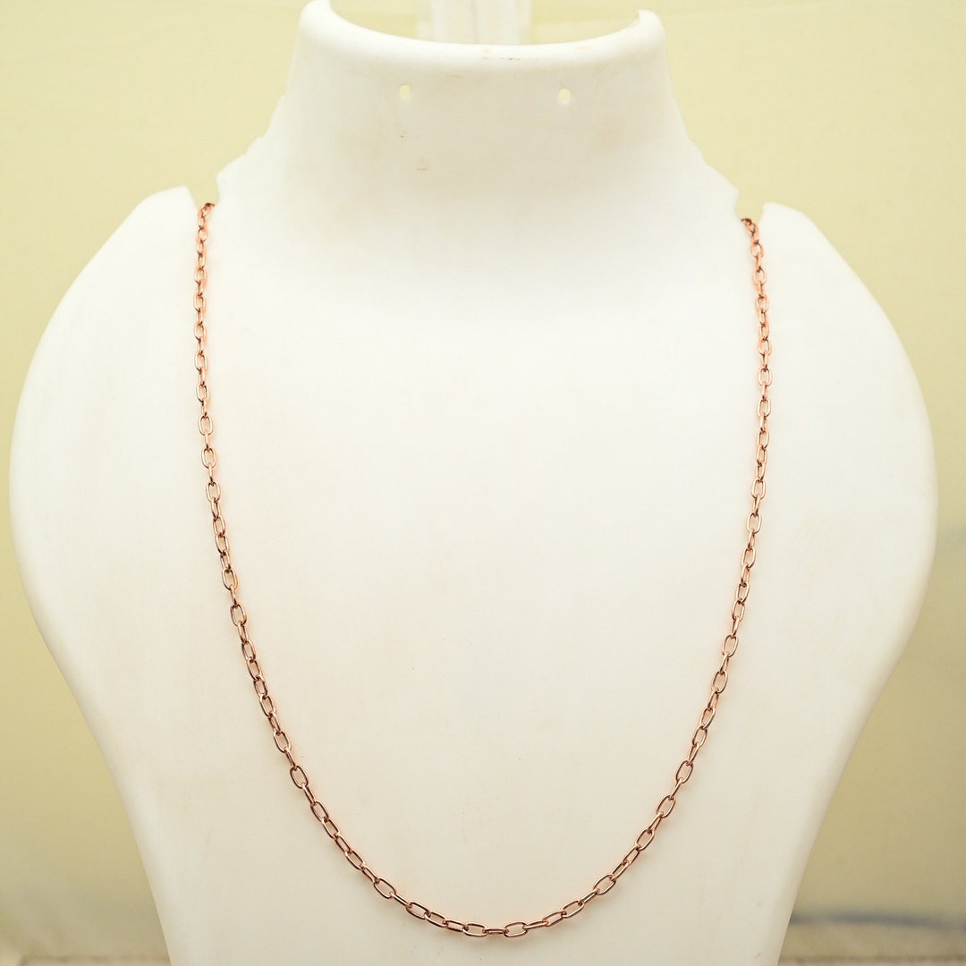 Copper Chain Necklace Copper Chains for Gift Chain for Pendant Handmade ...