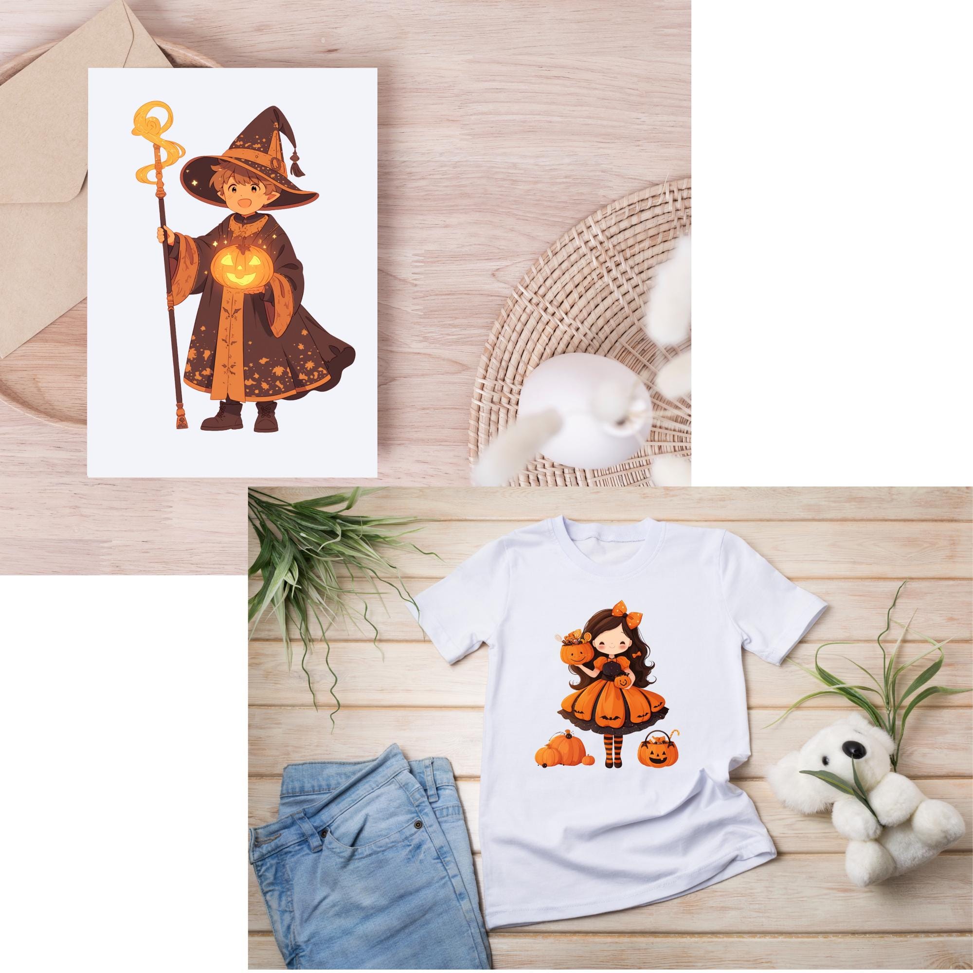 Cute Halloween Costumes Clipart, Fun and Adorable Halloween Graphics ...