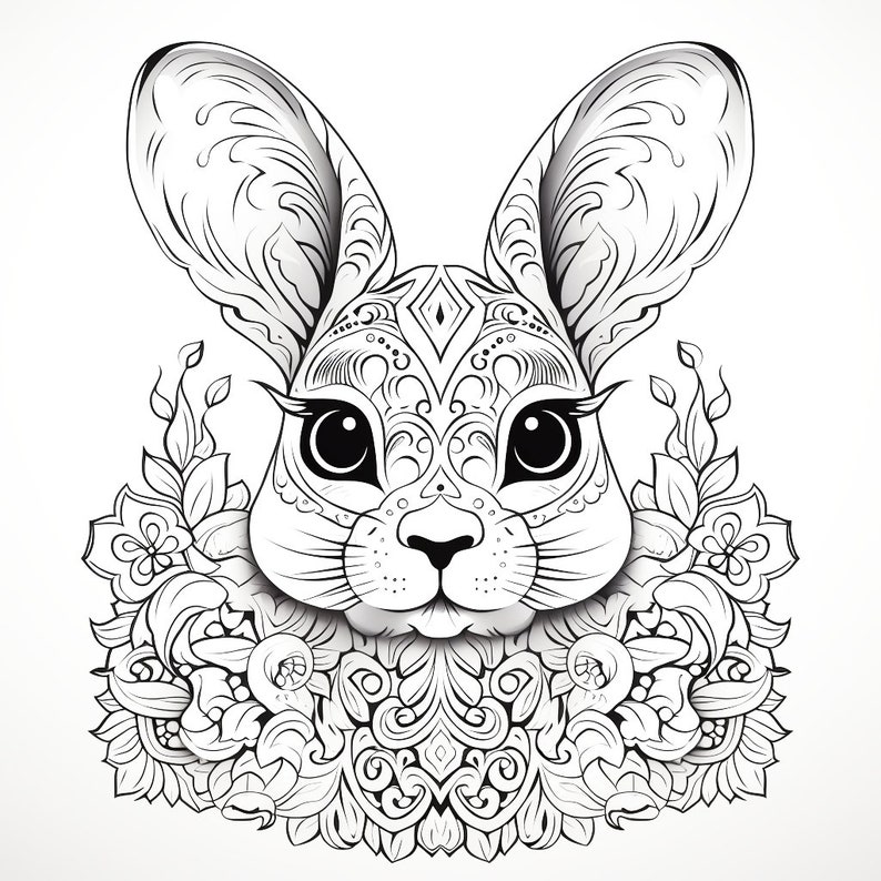 75 Adult Mandalas Coloring Pages, Flower, Animal, Pattern, House in PDF ...
