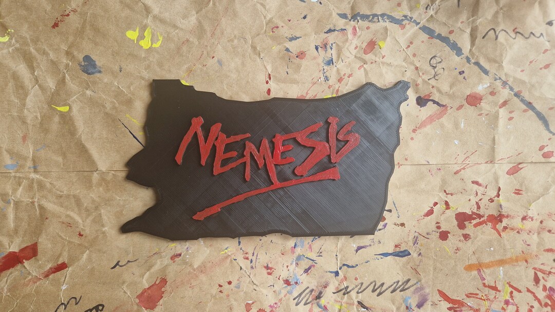 Nemesis Sign 1994 Logo Alton Towers - Etsy
