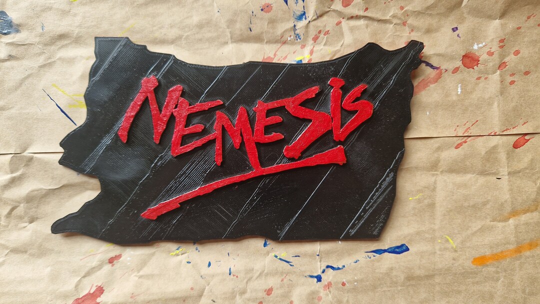 Nemesis Sign 1994 Logo Alton Towers - Etsy UK