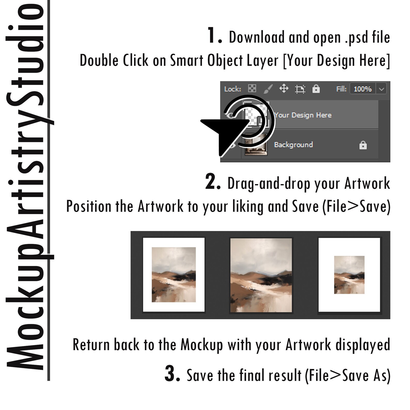 Gallery Wall Frame Mockup INSTANT DOWNLOAD PSD Framed Mockup Neutral ...