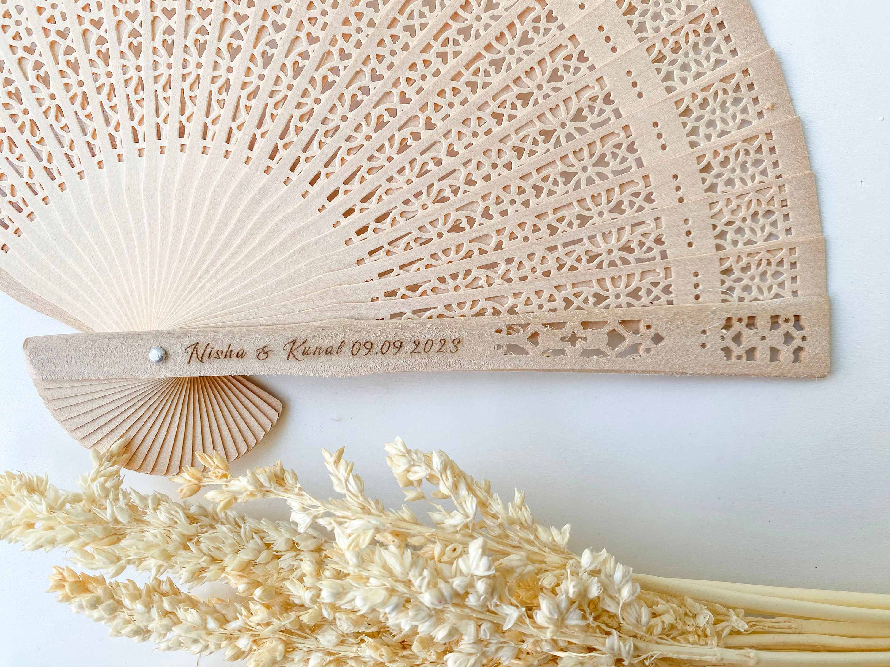 60 Pcs Bulk Wedding Fans Summer Unique Rustic Wedding Favors - Etsy