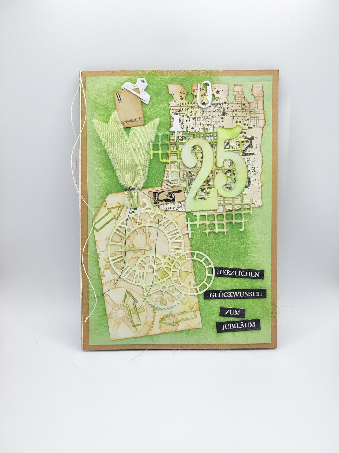 Din A5 Karte zum Jubiläum | Karte zum Dienstjubiläum | Glückwunschkarte ...