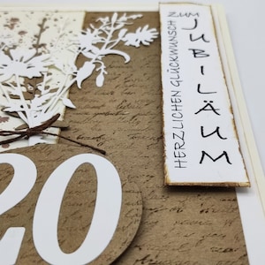 Din A5 Karte zum Jubiläum | Karte zum Dienstjubiläum | Glückwunschkarte ...