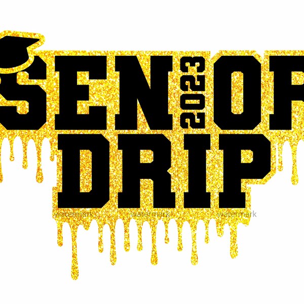Senior Drip Svg - Etsy