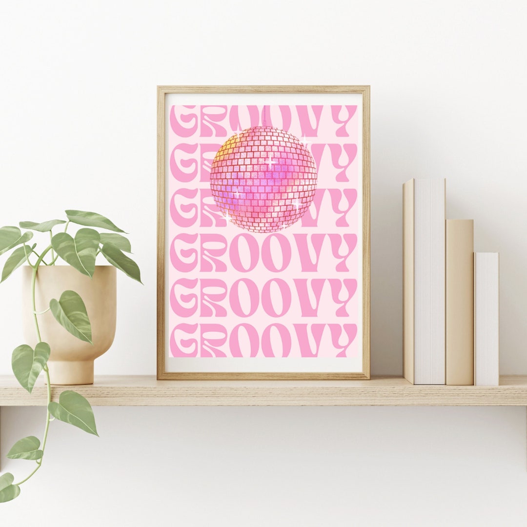 Groovy Disco Poster - Etsy