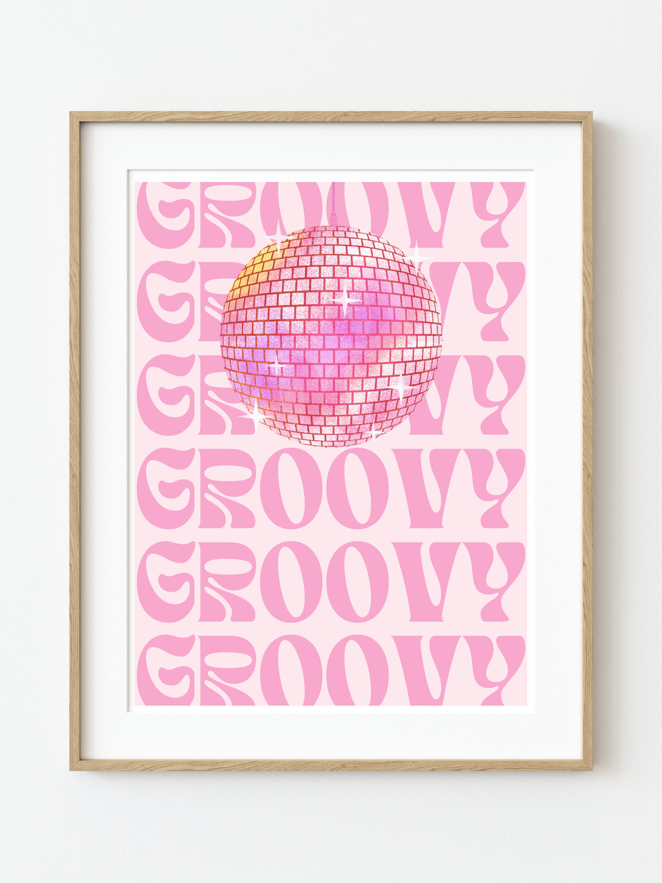Groovy Disco Poster - Etsy