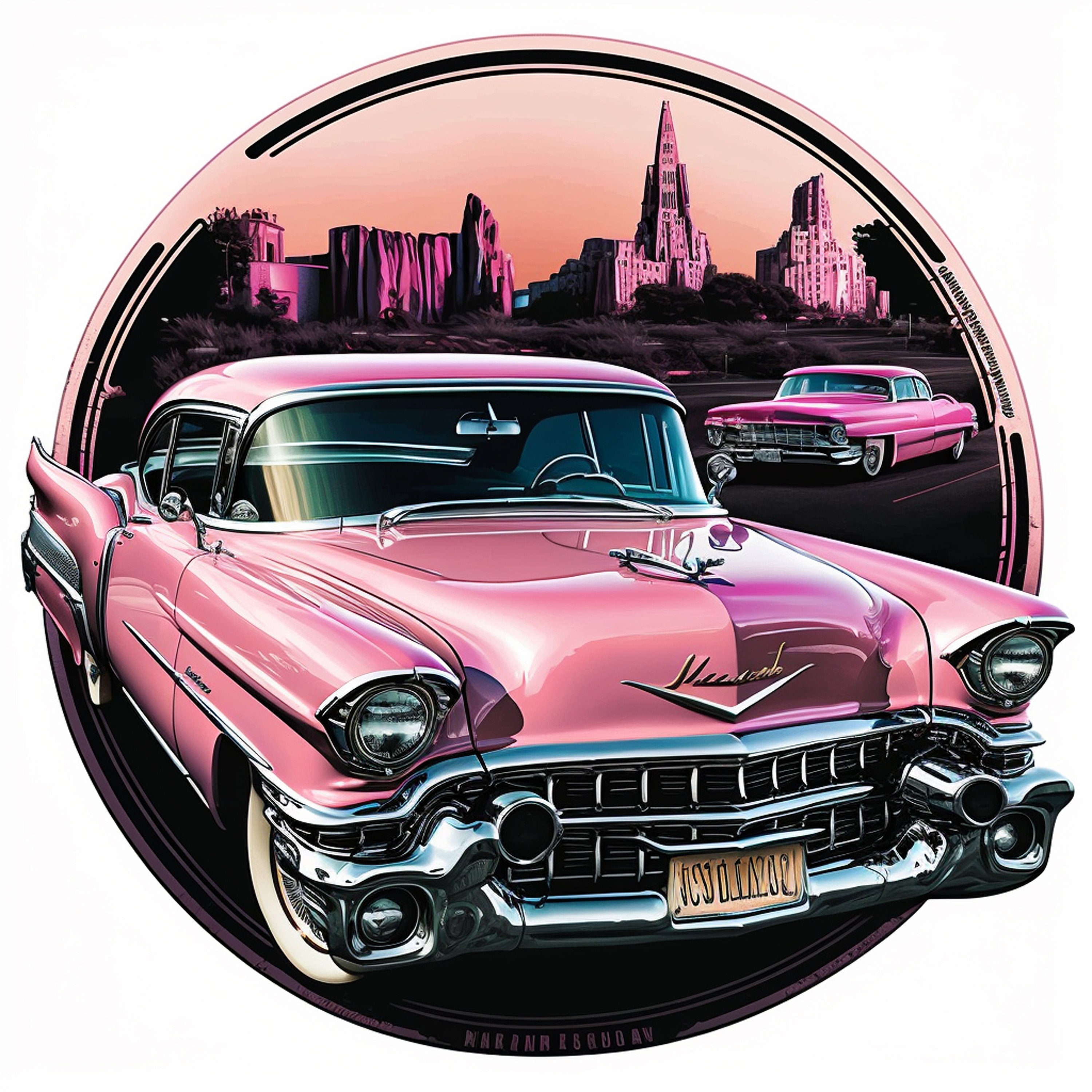 Pink Cadillac - Etsy