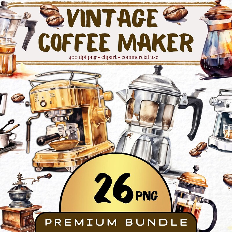 Coffee Clipart - Etsy
