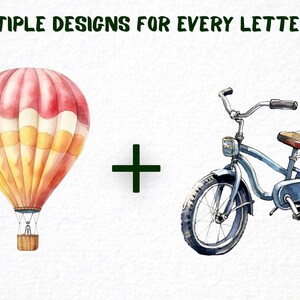 Transportation A-Z Clipart, Set of 52, Vehicles Download, Alphabet Clip ...