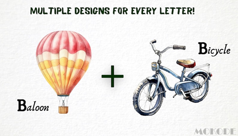 Transportation A-Z Clipart, Set of 52, Vehicles Download, Alphabet Clip ...