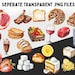 Watercolor Food Clipart Megabundle, 2500+ PNG Graphics (digital Prints ...
