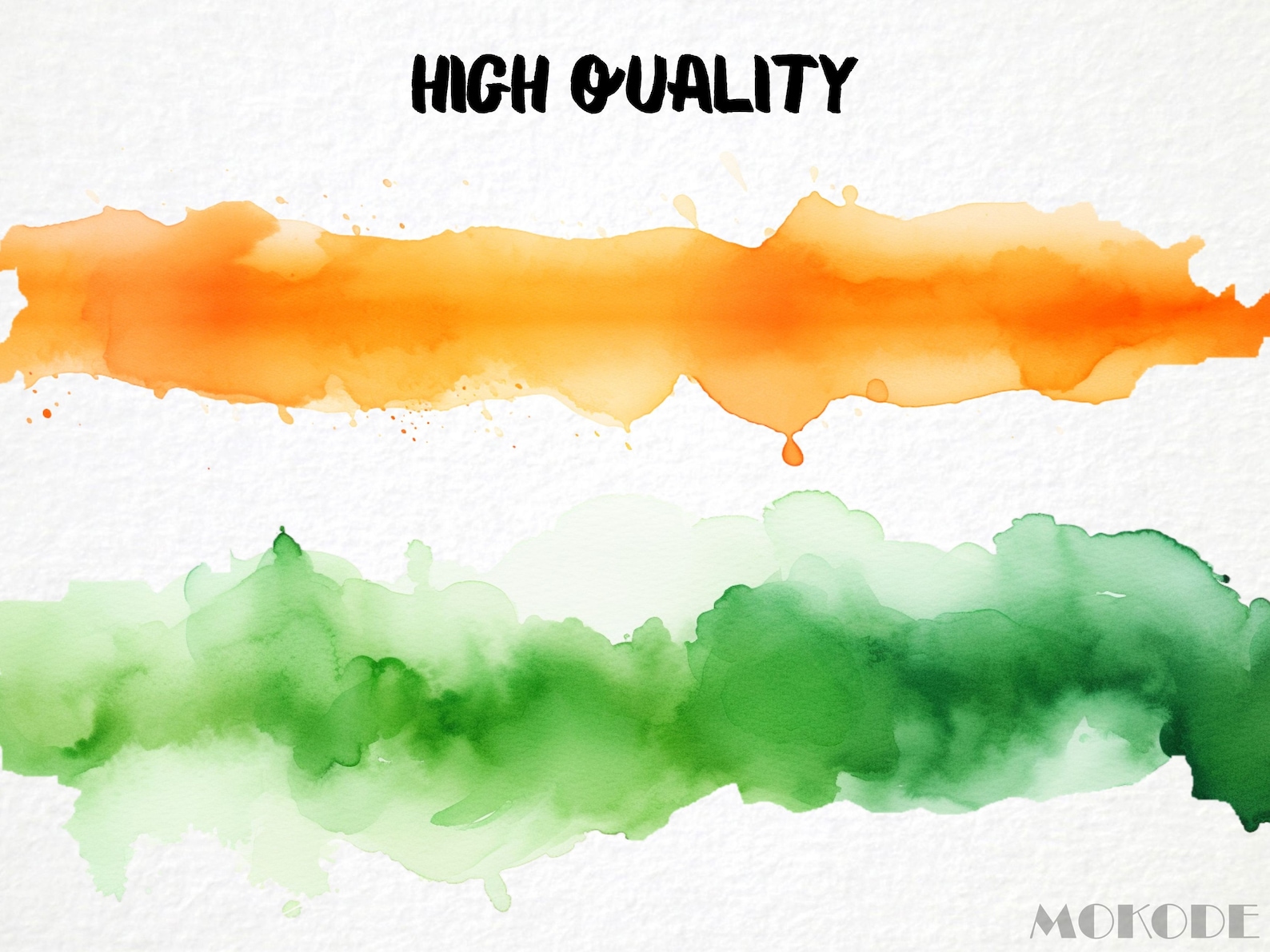 Watercolor Colour Splash Borders 17 Png Clipart Bundle, DIY Abstract ...