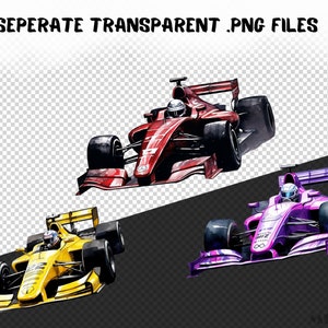Watercolor Indycar Clipart Set, Race Car Nursery Art (digital Download ...