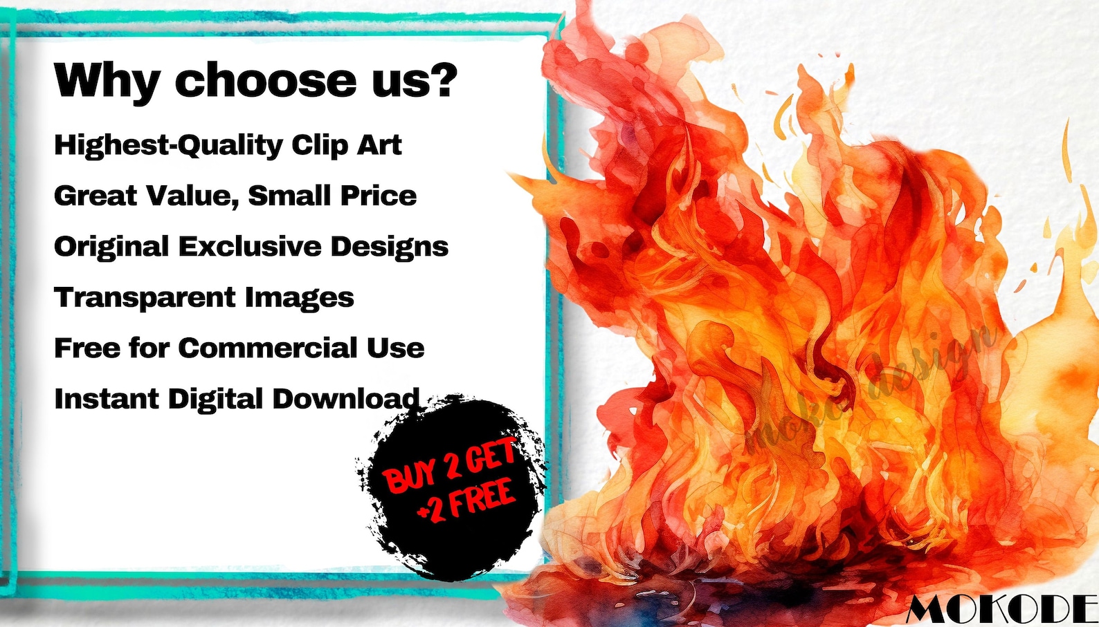 Fire Borders Clipart, Flame Graphics, Burning Borders (17 PNG Files) - Etsy