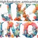 Watercolor Coral Reef Alphabet Clipart, Nautical Ocean Letters (digital ...