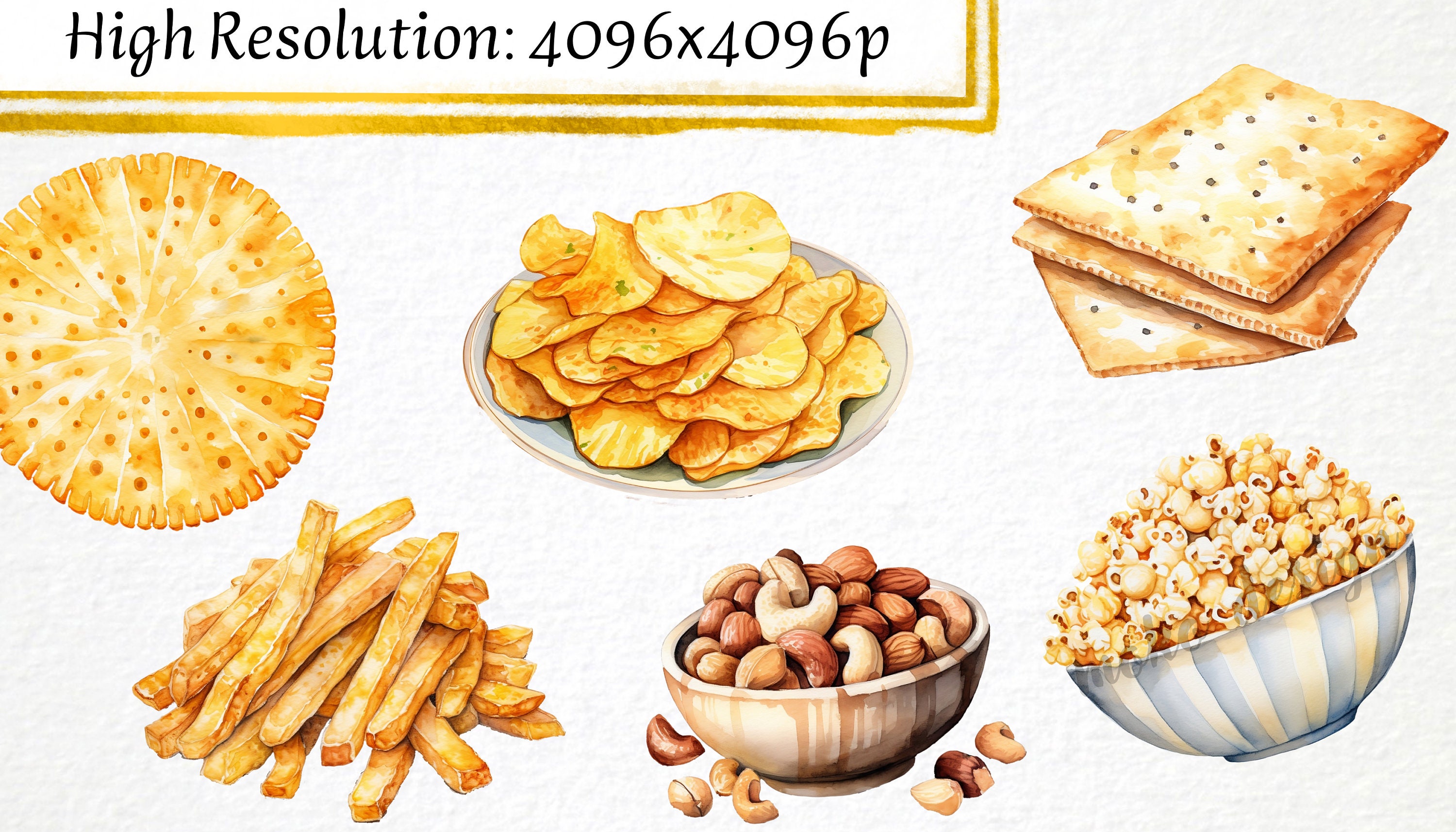 Salty Foods Clipart