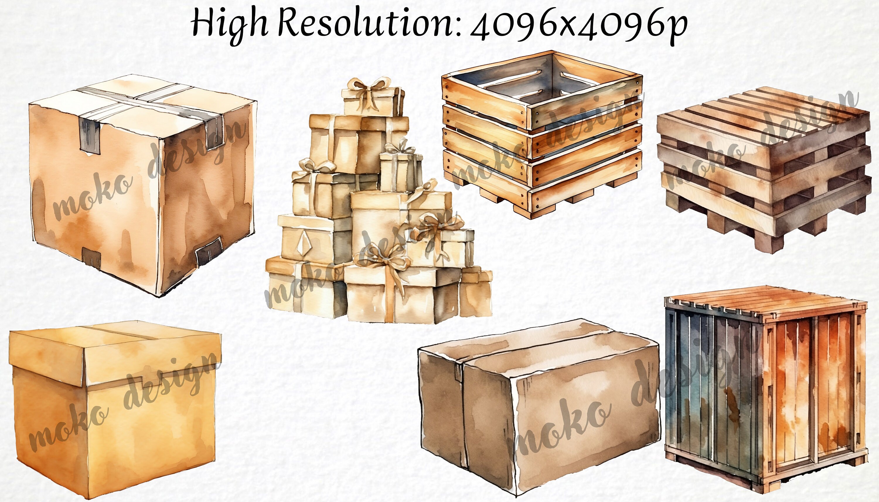 26 Watercolor Post Office Clipart, Mail Carrier Clipart, Envelope ...