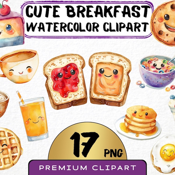 Kawaii Breakfast - Etsy