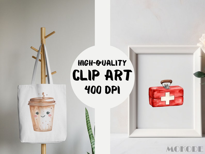 Watercolor Doctor and Nurse Clipart, 40 Png, Medical Clipart ...