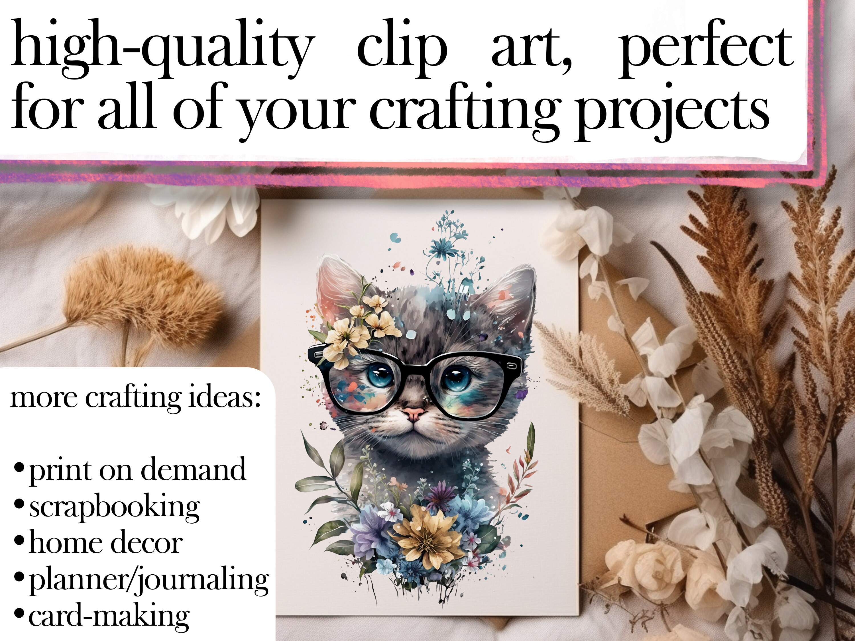 168 Cute Kittens Clip Art Bundle PNG Cat for Commercial Use - Etsy