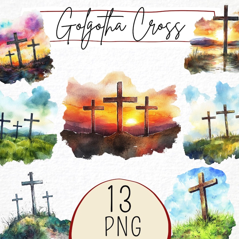 Wooden Golgotha Cross - Etsy