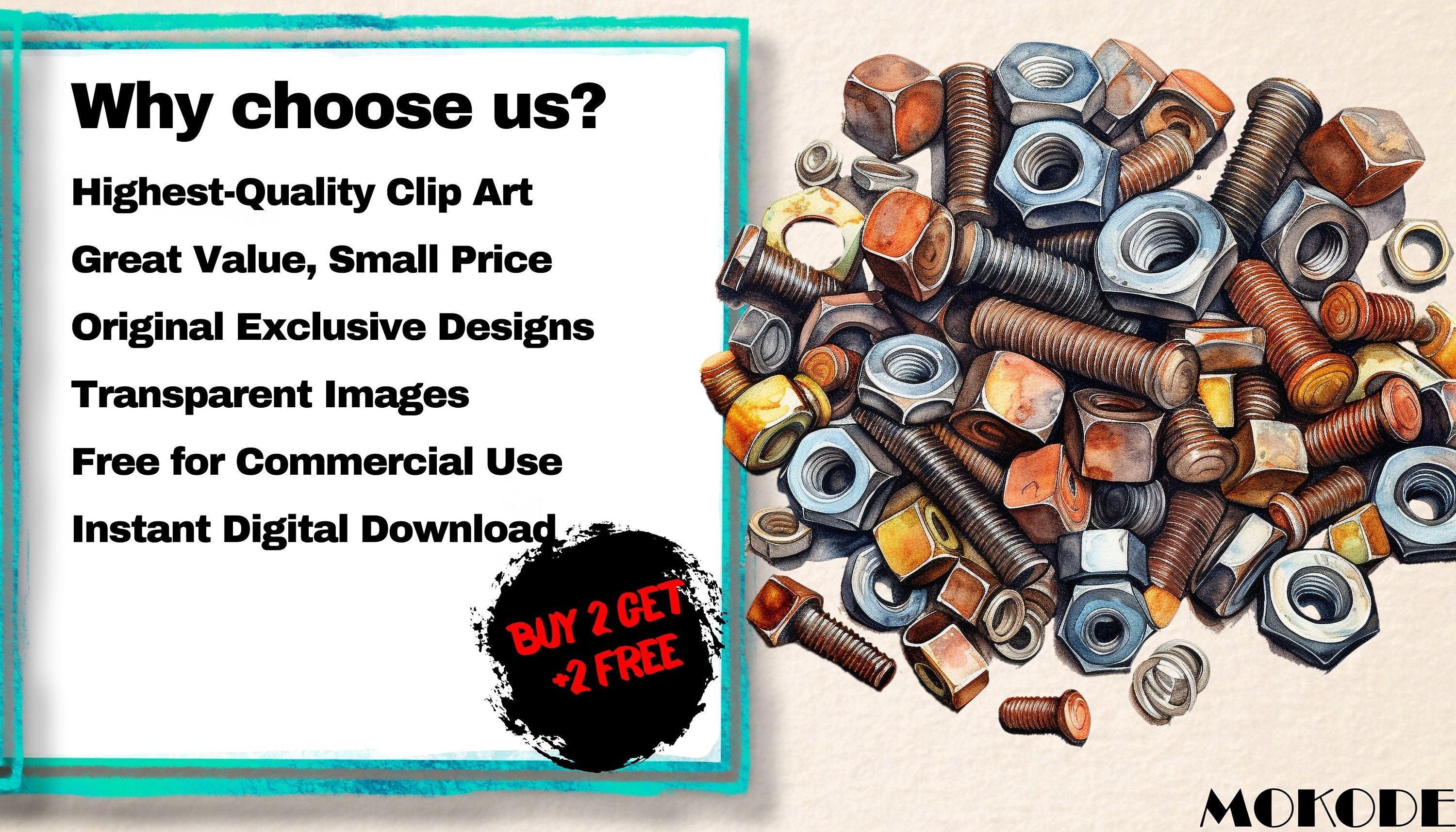 Junkyard Clipart Bundle Scrap Metal Graphics, Set of 45, Excavator Png ...