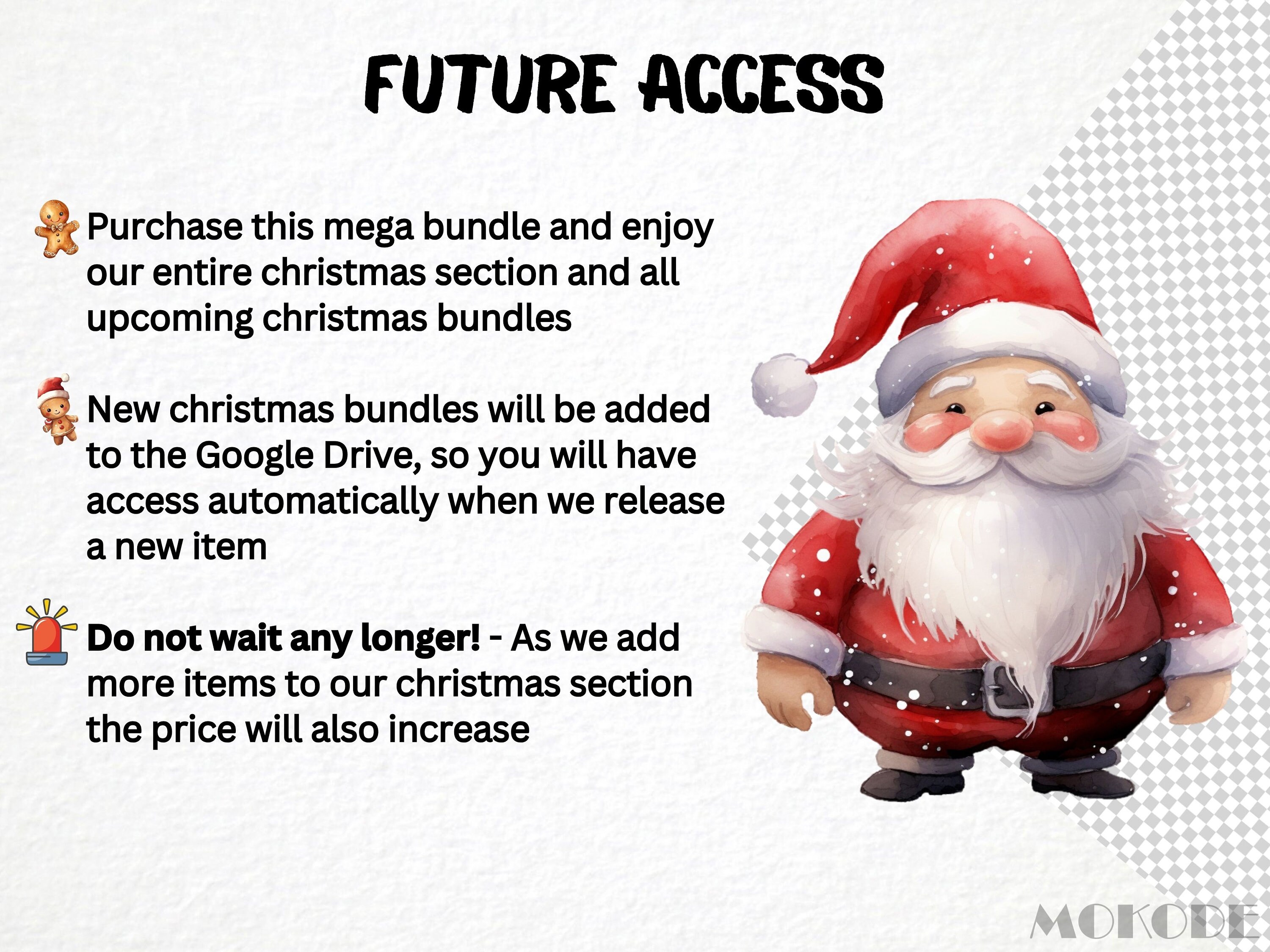 Watercolor Christmas Clipart Mega Bundle, Set of 650, Christmas PNG ...