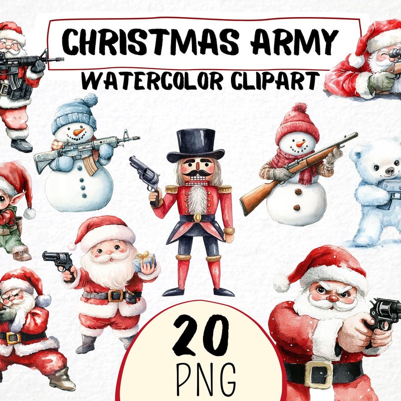 Military Santa Claus - Etsy