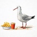 Funny Seagulls Clipart 20 Png, Goofy Seagull Birds, Silly Gulls ...