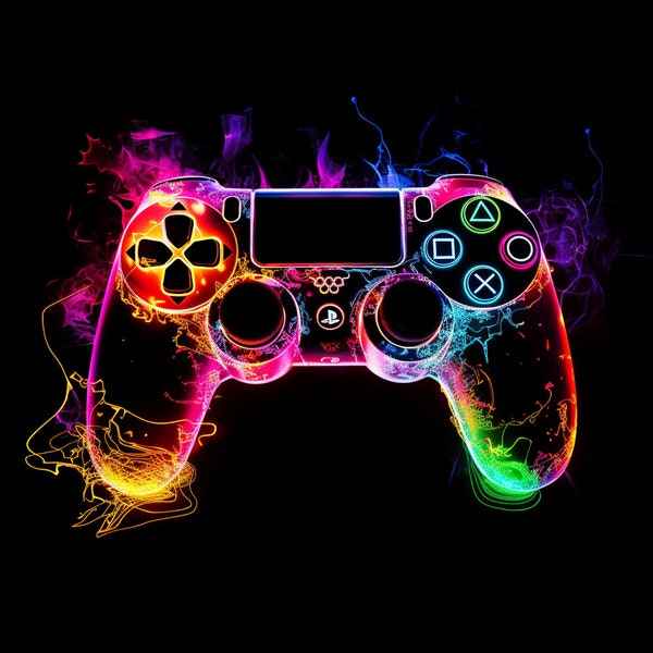 Neon Controller Ps5 - Etsy