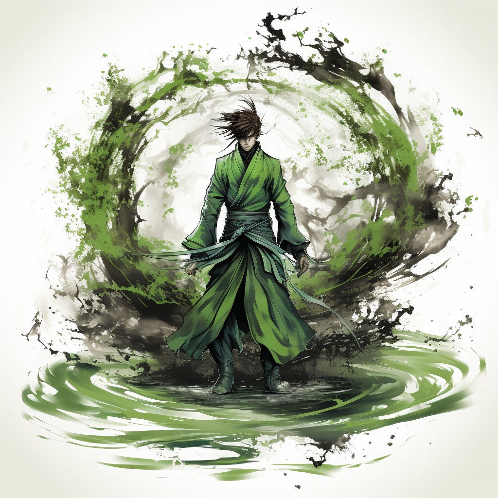 Wind Element Assassin- High Quality Digital Watercolor Art - 16 Designs ...