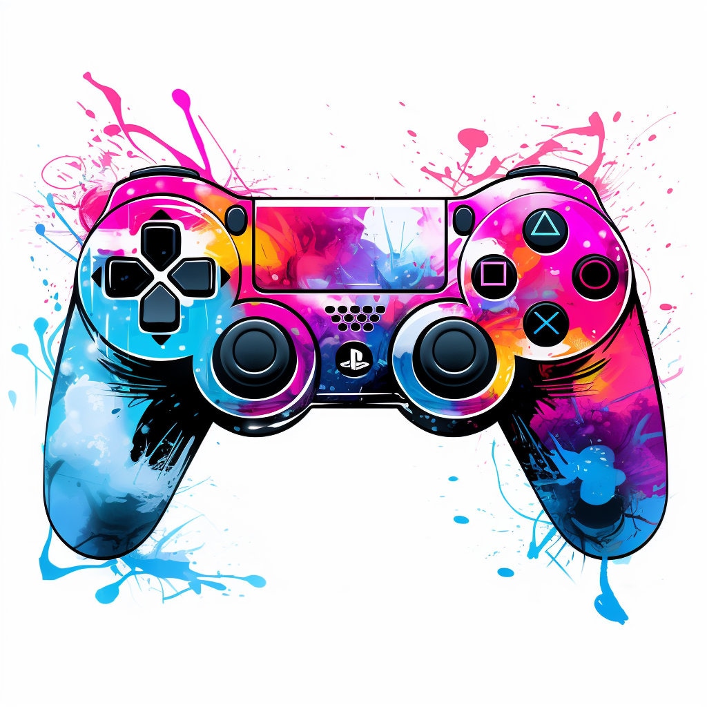 Watercolor PS5 Controller Art – 11 PNG Designs (digital Download) - Etsy