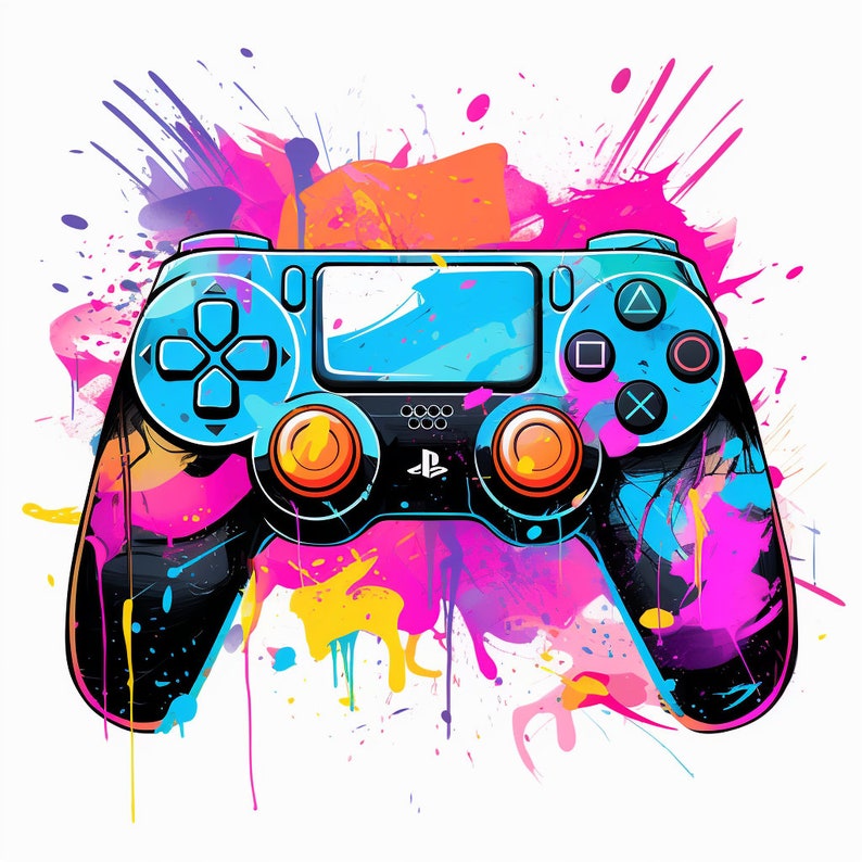 Watercolor PS5 Controller Art – 11 PNG Designs (digital Download) - Etsy