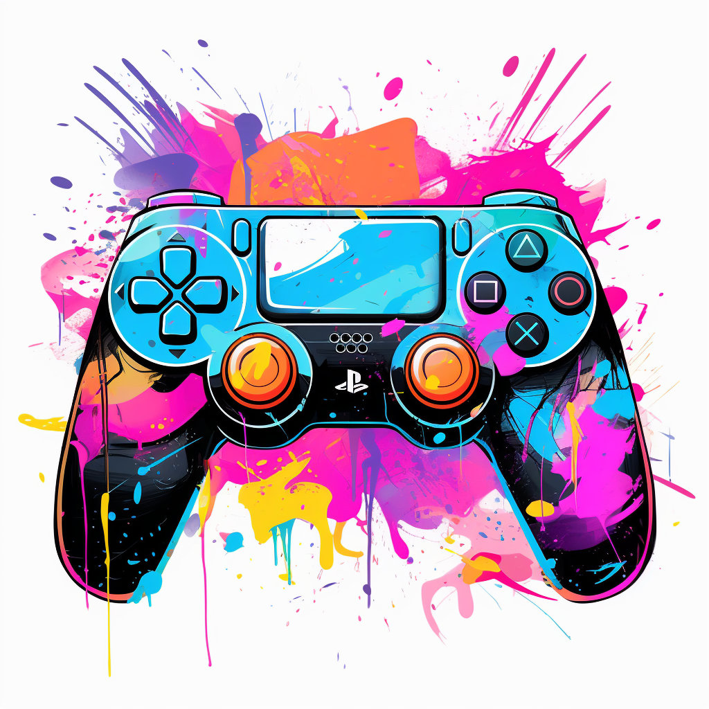 PS5 Controller - High Quality Watercolor Digital Art - 11 Designs - Etsy