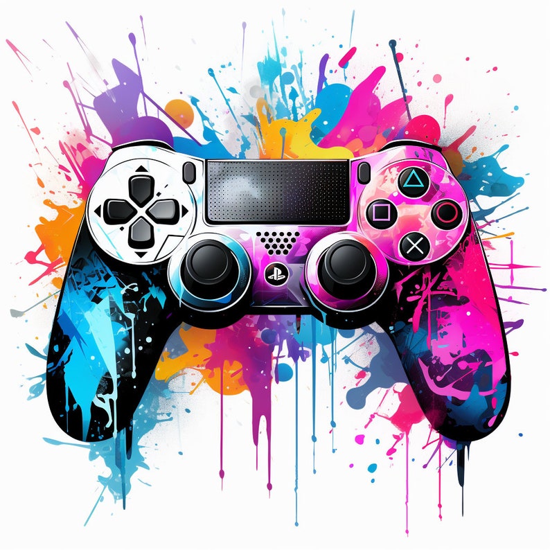 Watercolor PS5 Controller Art – 11 PNG Designs (digital Download) - Etsy