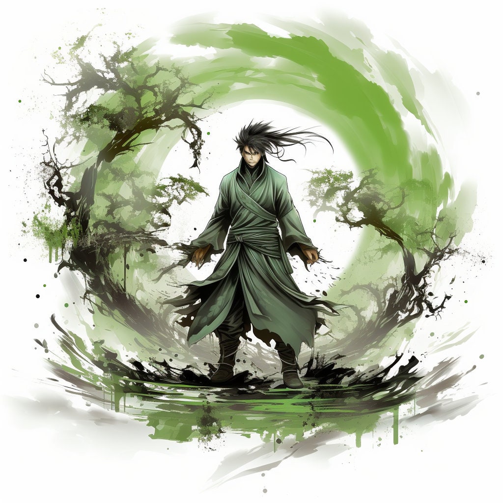 Wind Element Assassin- High Quality Digital Watercolor Art - 16 Designs ...
