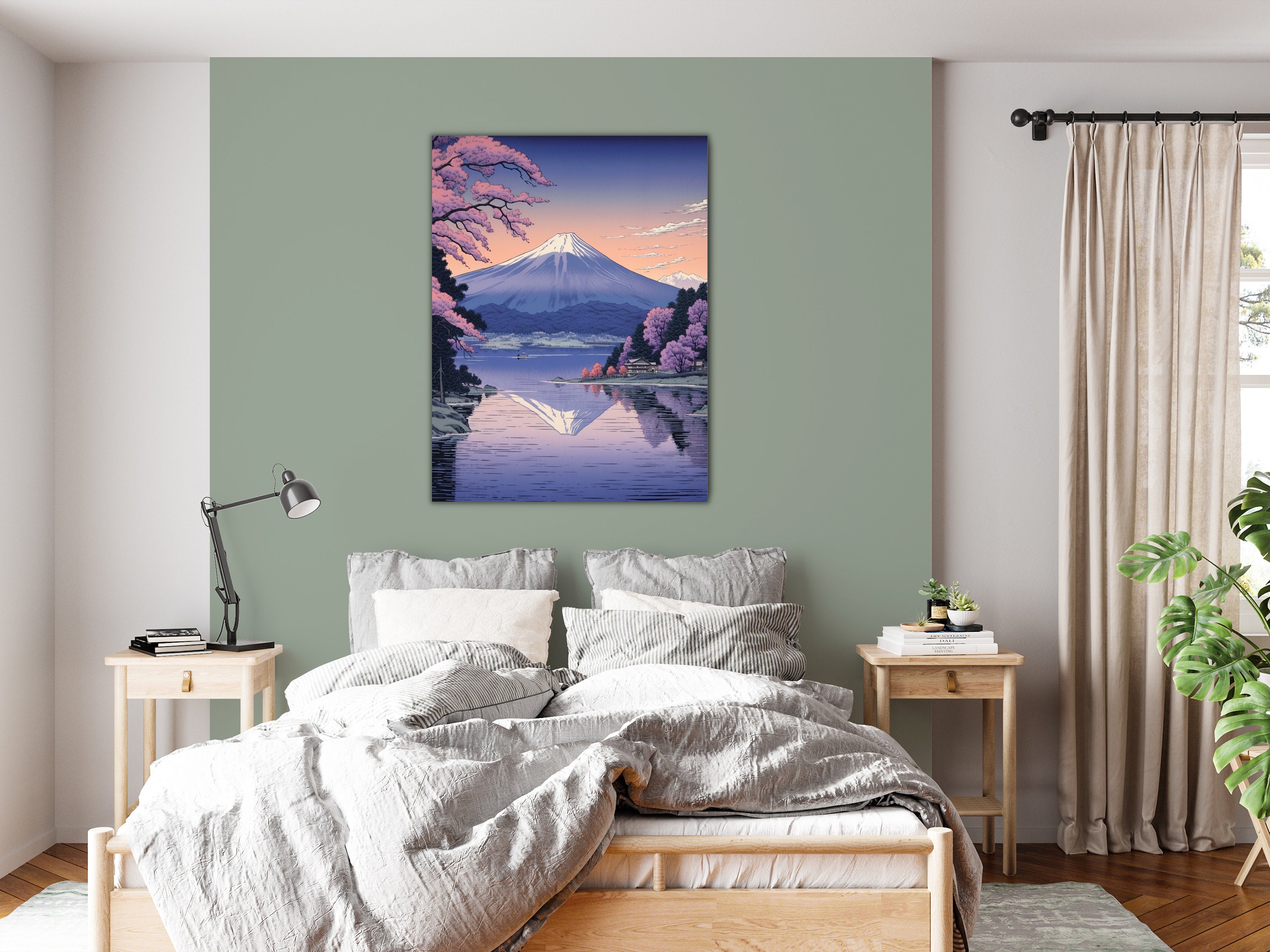 Wall Art Fuji From Tago Bay - Print Edo Period Japanese Digital Print ...