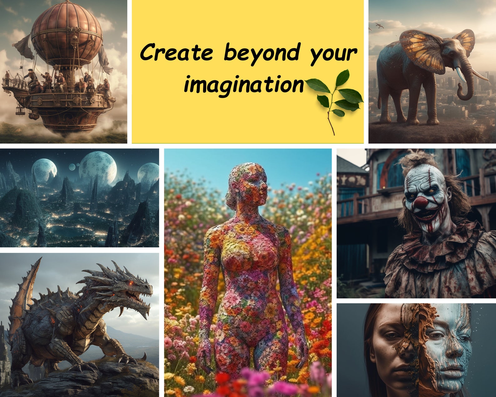 10000 Midjourney Prompts AI, AI Digital Arts Generator, Professional ...
