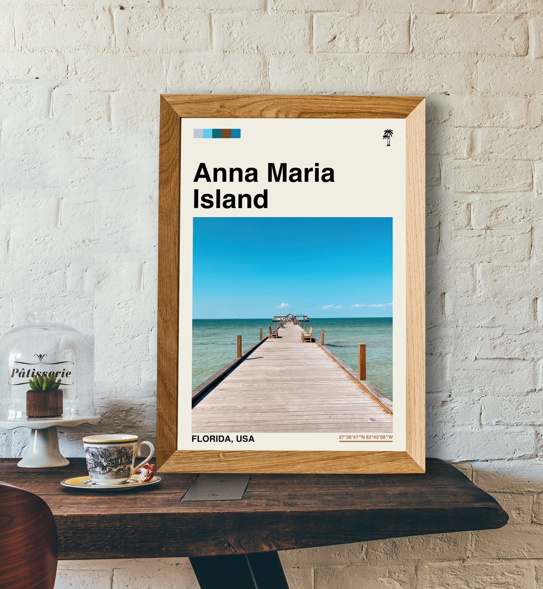 Anna Maria Island Travel Anna Maria Poster Anna Maria Print - Etsy