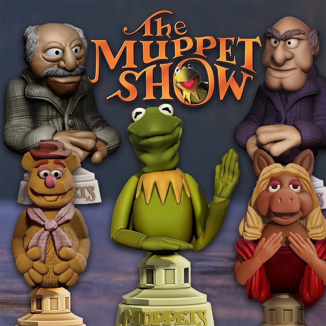 Muppets Show Busts Puppet 5 Model TV Series 3D STL File - Etsy Canada