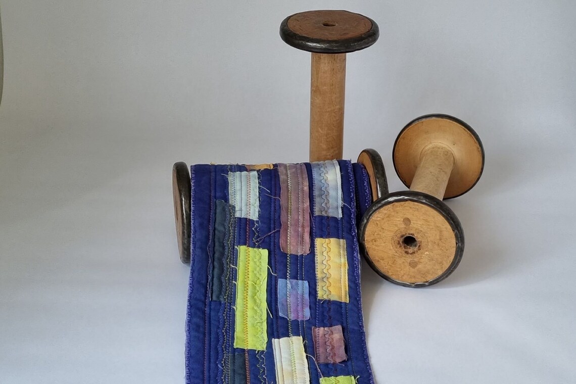 Vintage Spool Wooden Bobbin Cotton Mill Scroll 6inch Perfect for ...