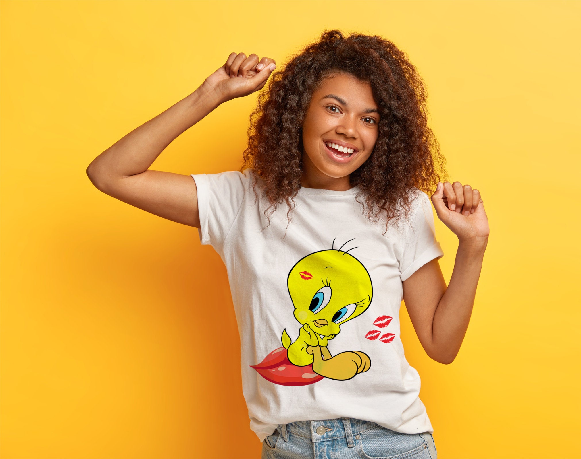 Tweety Bird SVG, Looney Tunes Cartoon Digital Stickers, Cricut Cut ...