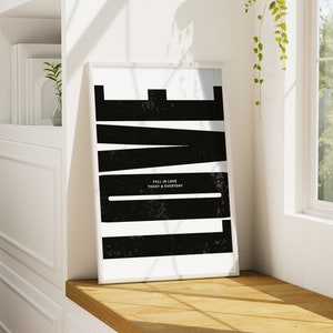 Retro Typography Poster,vintage Poster,love Print,monochrome Wall Art ...