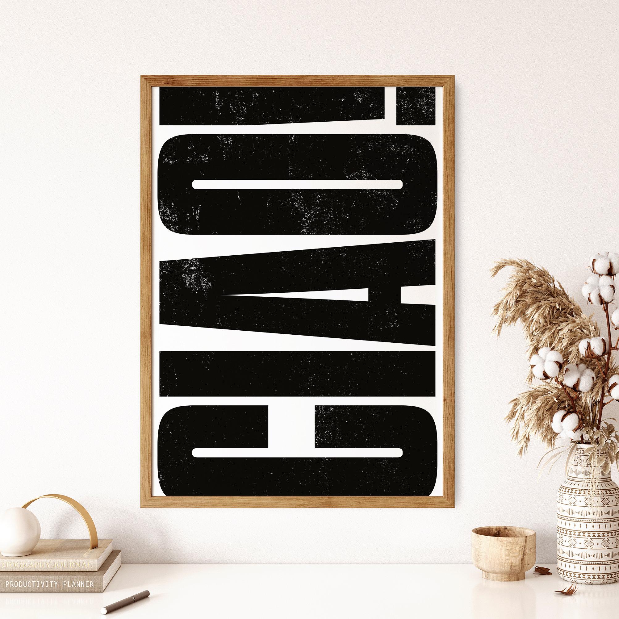 Retro Typography Postervintage Posterciao Printmonochrome - Etsy