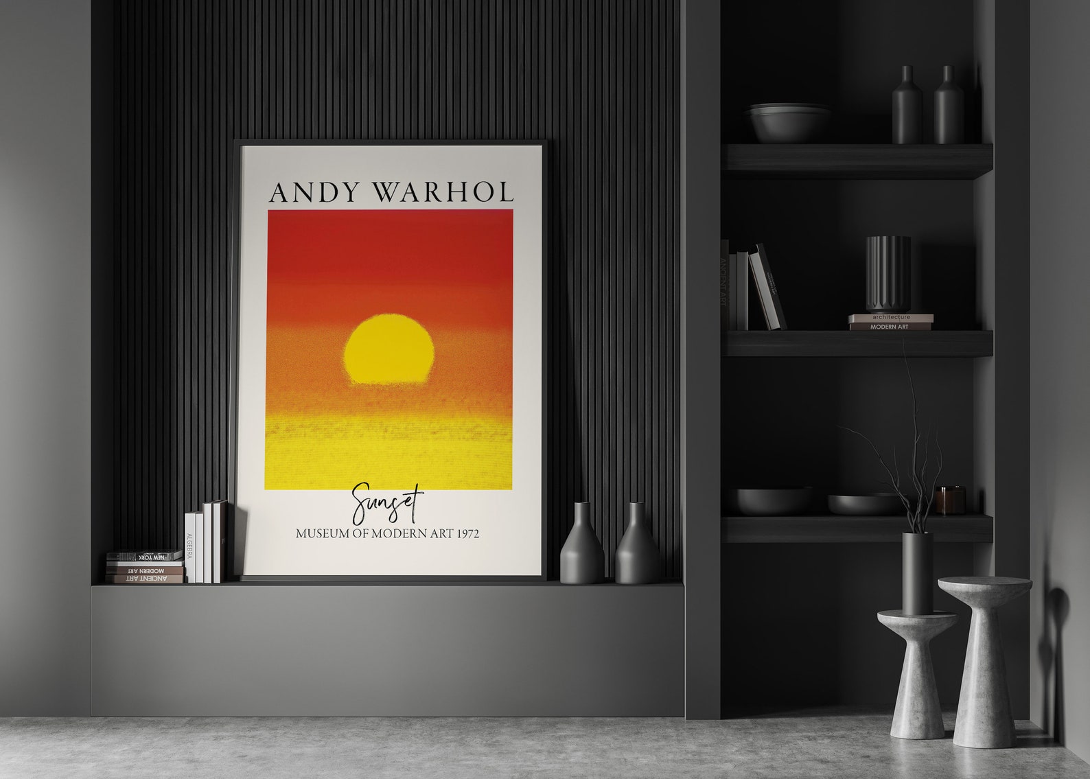 Andy Warhol Print, Andy Warhol Sunset, Andy Warhol Poster, Pop Art ...
